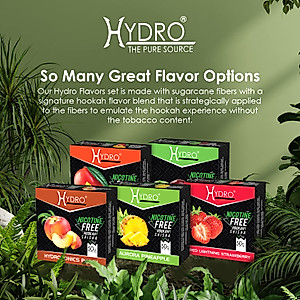 100% Tobacco and Nicotine Free Premium Hydro Herbal Hookah Shisha Molasses Flavor LOT of 12