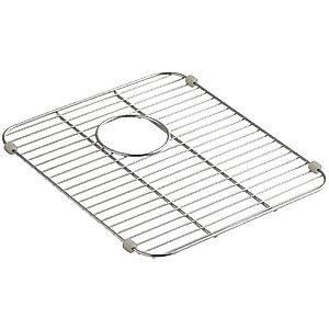 Kohler K-6388-ST Stainless Undertone Steel Sink Rack, 13.87 x 15.18