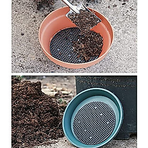 20 PCS Round Bonsai Pot Bottom Grid Mat Mesh, Airlxf Flower Pot Hole Mesh Pad for Bonsai Pot Mesh Drainage Screens Prevent Soil with 3 Roll Anodized Aluminum Wire Soft for DIY Jewelry Craft Making