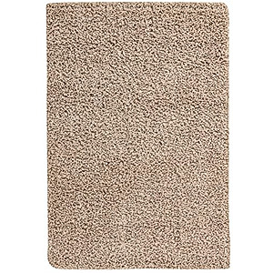 Unique Loom Solid Shag Collection Area Rug (4' 1" x 6' 1" Rectangle, Taupe)