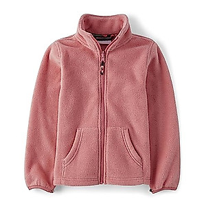 The Children's Place Girls' Heavy 3 in 1 Winter Jacket, Wind Water-Resistant Shell, Fleece Inner, Kelly Floral_Black | Lotus Flower, Medium