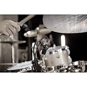 Shure BETA 98AD/C Drum Microphone - Miniature Cardioid Condenser Mic with RPM626 in-Line Preamplifier, A98D Drum Mount for Secure Placement and C98D 15' Cable - Ideal for Snares, Toms and Percussion