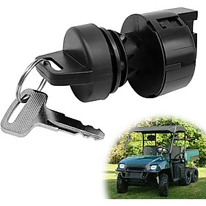 Ignition Key Switch 3 Position 6 Pins Compatible with Polaris Ranger 400 425 500 570 700 800 900 1000 Sportsman 300 325 400 450 500 550 570 700 800 RZR 570 800 900&More-Replace 4011002 4012165 4010390