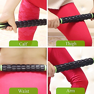 Muscle Roller, Massage Roller Stick for Athletes, Help Reducing Muscle Soreness Cramping Tightness Leg Arms Back Calves Muscle Massager