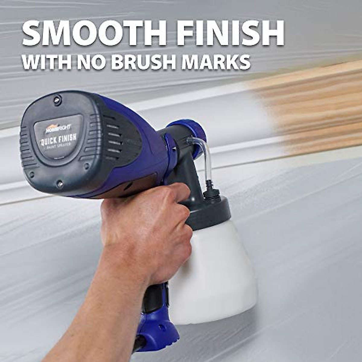 HomeRight 2412331 Quick Finish HVLP Paint Sprayer Power Painter, Spray Gun for Crafting and Furniture