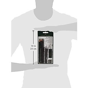 Faber-Castell PITT Graphite Master Set,Grey,7 Piece Set