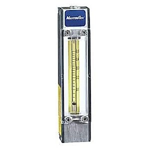 Cole-Parmer 65-mm Flowmeter, Aluminum/Carboloy Float; for Air, 250 mL/min