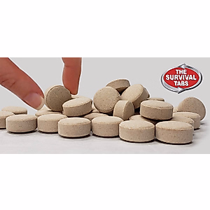 S.O.S. Rations Emergency Food Ration Survival Tabs- 2 days Package Gluten Free and Non-GMO 25 Years Shelf Life (24-tab pouch - Strawberry)