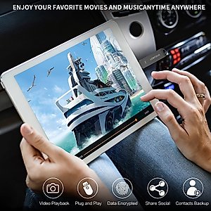 Photo Storage for Phone Flash Drive 256GB, Memory Stick for Phone by LOMYGUS Compatible iOS and USB-c of MacBook USB3.0 of Computer(Pink 256GB)