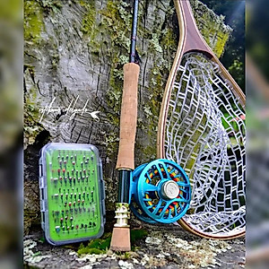 Maxcatch Fly Box Double Sided Waterproof Fly Fishing Boxes For Flies Jig Fly Storage Box with Easy Grip Foam (Silicone Insert, X-Large-7.3''x 4.6''x 1.5'')