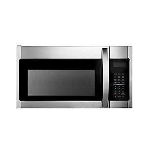 BLACK+DECKER EM044KB19 Over The Range Microwave Oven with One Touch, 1000 Watts, 400 CFM and Sensor Cooking, OTR 1.9 Cu.ft, Stainless Steel