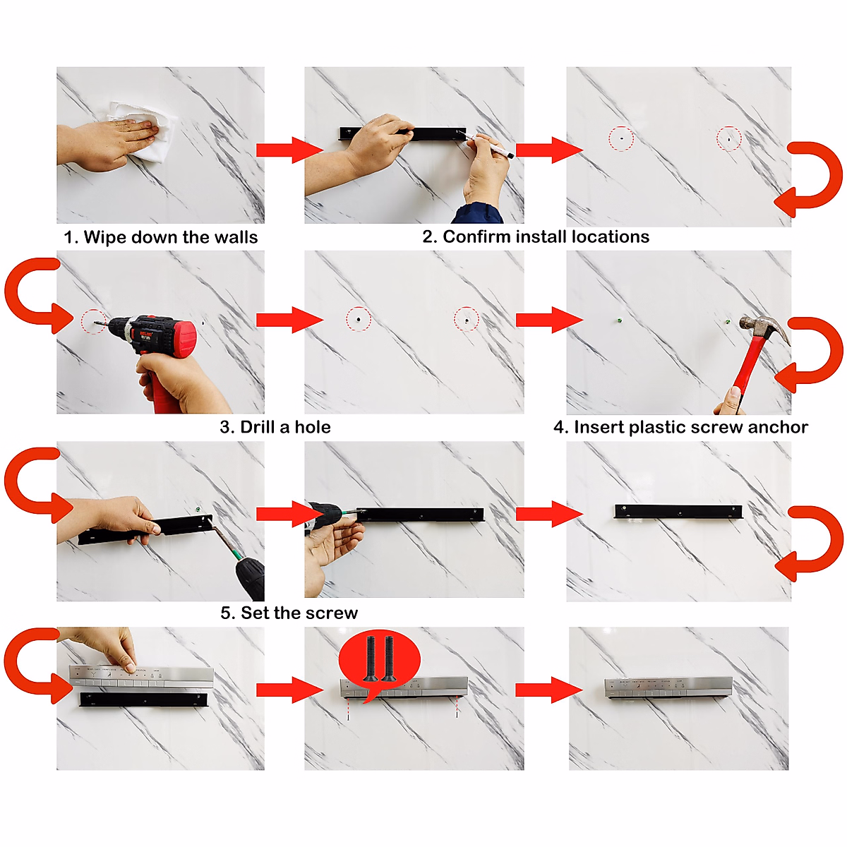 Replacement Wall Mounting Bracket for TOTO Neorest Toilets and Bidets Remote Control THU6209 MS989 MS988 SN8551M MS8551CUMFG 500H 550H N550H THU9798 SN982M MS982CUMG MS952CUMG TCF9786JA SN952M, Black
