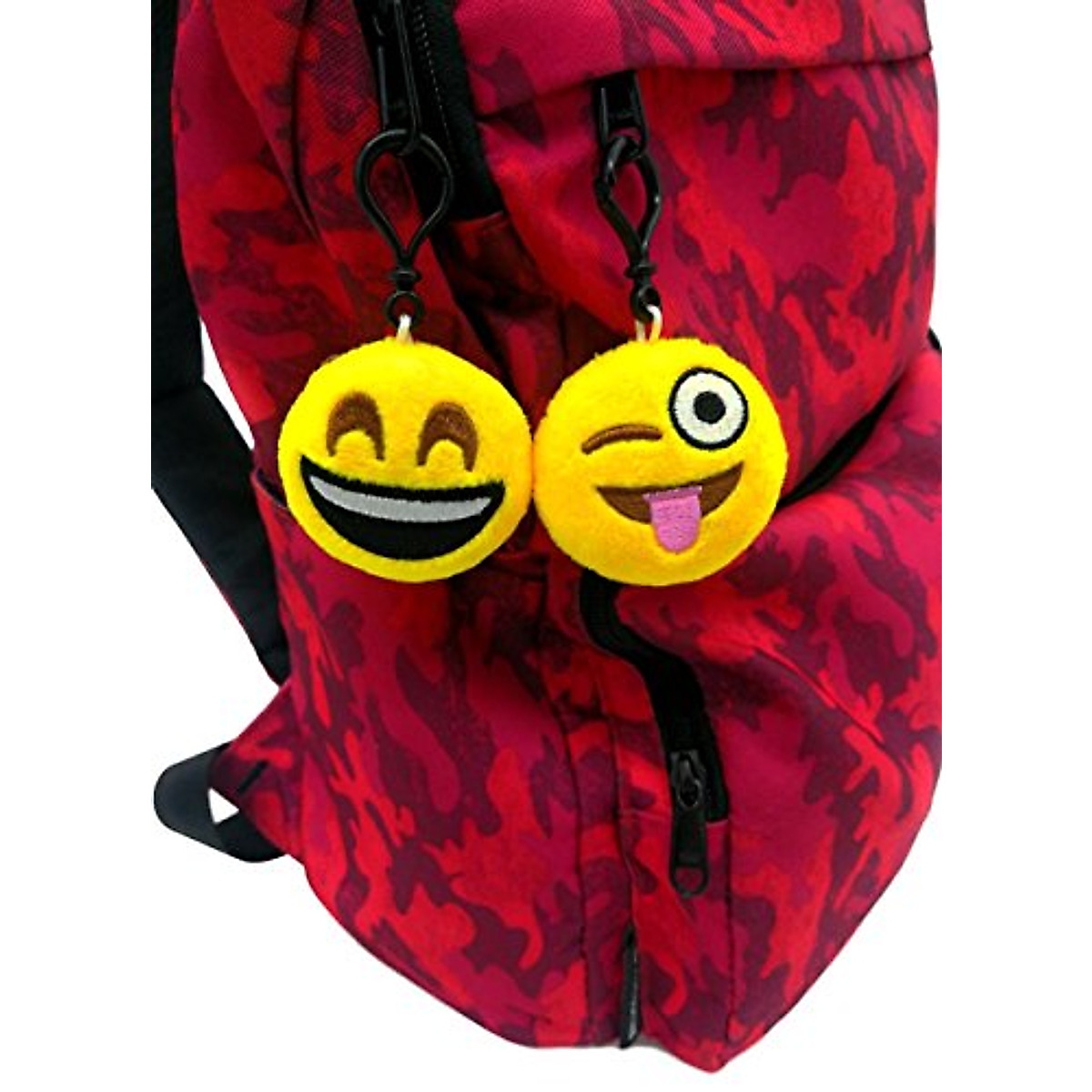 OHill 24 Pack Emoticon Plush Mini Pillows Party Favor for Birthday Party Home Decoration