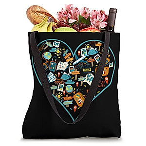 I love to Travel Tote Bag
