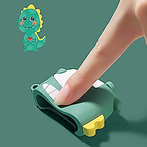 Compatible with Airpods Case, Silicone 3D Cute Animal Penguin Chicken Duck Reindeer Piggy Fun Cartoon Character Airpod Cover, Kawaii Funny Fashion Cool Design Skin (AirPods 1,2, Pink Dinosaurs)