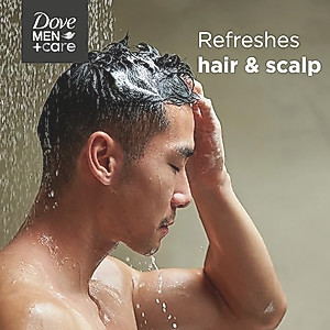 DOVE MEN + CARE Fortifying 2-in-1 Shampoo and Conditioner Fresh and Clean with Caffeine For Everyday Care Helps Strengthen and Nourish Hair 20.4 oz