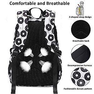 Joyfulife School Backpack for Girls Backpack with Lunch Box Primary School Bags Elementary Bookbags Set