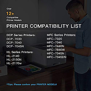 E-Z Ink(TM Compatible Toner Cartridge Replacement for Brother TN330 TN360 TN-330 TN-360 High Yield Compatible with DCP-7040 DCP-7030 MFC-7840W HL-2140 MFC-7340 MFC-7440N HL-2170W HL-2150N (2 Black)