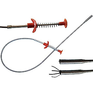 X-Long 36" Flex-Cable Pick-Up Tool 4-Finger Claw End Retriever Snake