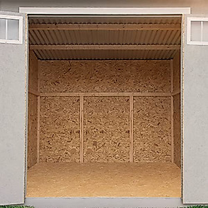 Handy Home Products Highland 8x6 Modern Wooden Storage Shed