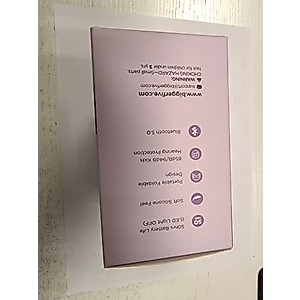 BIGGERFIVE Kids Wireless Bluetooth Headphones with 7 Colorful LED Lights, 50H Playtime, Microphone, 85dB/94dB Volume Limited, Foldable On Ear Kids Headphones for School/Girls/Fire Tablet, Purple