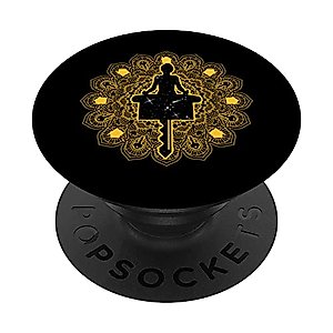 Real Estate Agent Yoga Key House Property Realtor Apartment PopSockets Swappable PopGrip