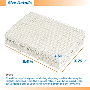 ANTOBLE 2 Pack WF813 Humidifier Filter Replacement for ReliOn RCM-832 RCM-832N, ProCare PCWF813 PCWF-813 PCCM-840 PCCM-832N, Equate EQWF813 EQ 2119-UL Cool Mist Humidifier Filters