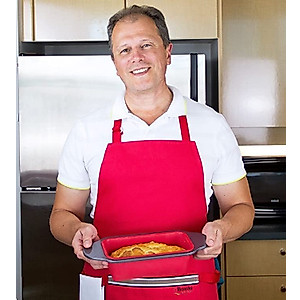 Silicone Bread Loaf Pan 9 x 5 Inch - Easy Release Non-Stick Baking Bread Pan Perfect for Banana Bread, Sandwich Bread, Pound Cake, and Meatloaf - Bread Mold Easy to Clean, BPA Free and Dishwasher Safe