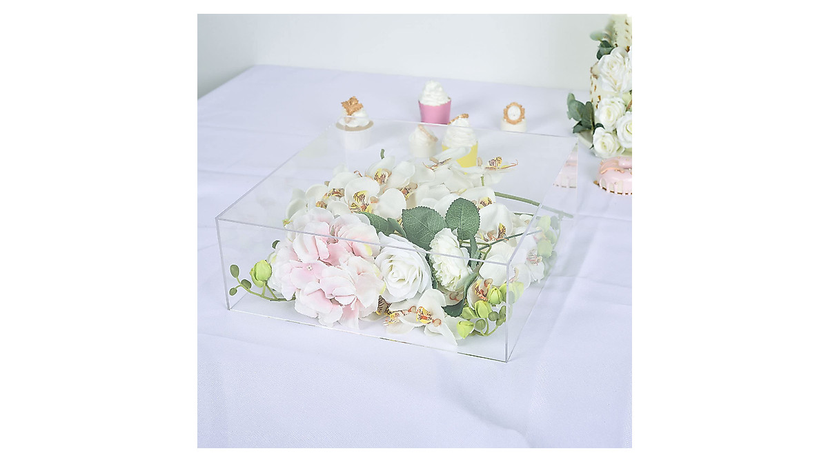 Balsa Circle 14-Inch Acrylic Display Box for Events