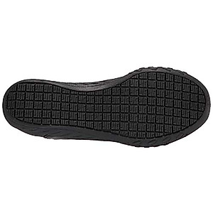 Skechers Women's Slip on Bungee Gore Food Service Shoe, Black, 7.5