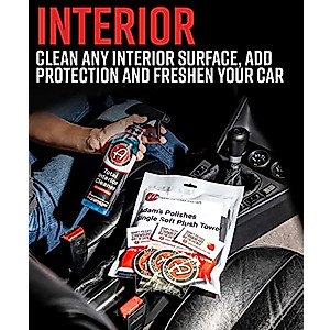 Adam's Arsenal Builder Car Cleaning Kit (6 Item) - Our Best Value Car Detailing Kit | Car Shampoo Wash Soap, Wheel & Tire Cleaner, Total Interior Cleaner, Glass Cleaner. Tire Shine CS3