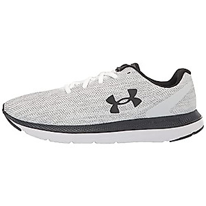 Under Armour Men's Charged Impulse 2 Knit Road Running Shoe, White (100)/Black, 15