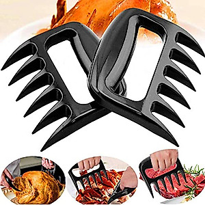 WANGDAJIEDIAN 2pcs Meat Claws Meat Shredder for Shredding Meat Bear Claw BBQ Pulled Pork, Chicken, Turkey, Beef - Dishwasher Safe for Smoker or Slow Cooker