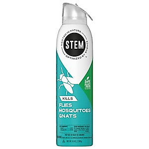 Stem Kills Flies, Mosquitoes And Gnats: Plant-Based Active Ingredient Bug Spray, Botanical Insecticide For Indoor And Outdoor Use; 10 fl oz (Pack Of 3)