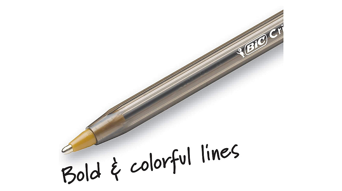 BIC Cristal Xtra Bold Pens - 48 Vibrant Colors for Smooth Writing