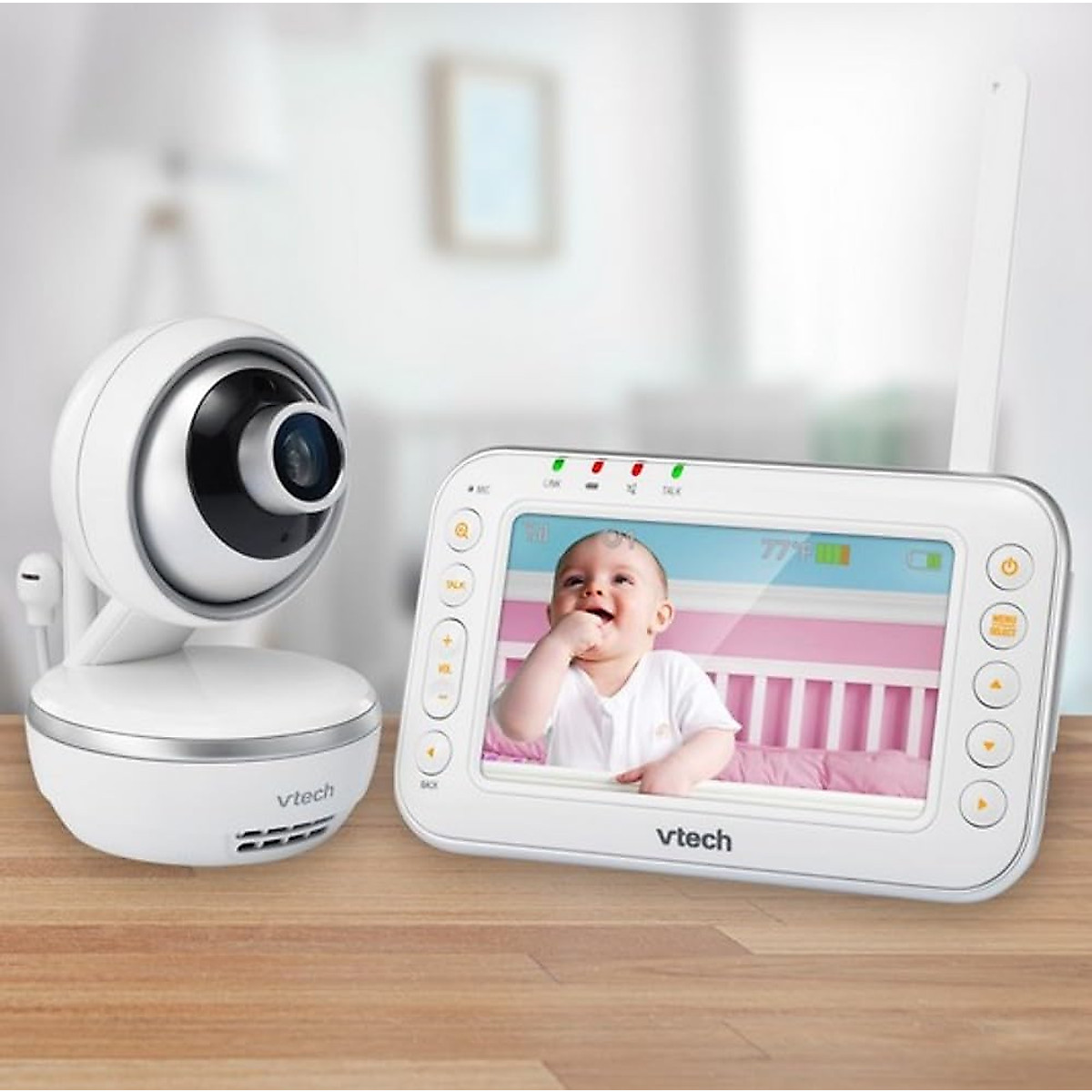 VTech 4.3" Digital Video Baby Monitor with Pan & Tilt - VM4261