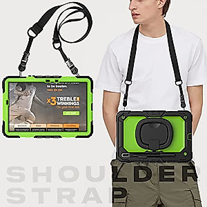 Tablet PC Case Heavy Duty Shockproof TPU Case Compatible with Samsung Galaxy Tab S7 11 inch T870/T875 (2020)/Tab S8 X700/X706 (2022) Kids Case,360 Degree Rotating Handle Stand Bracket W Screen Protect