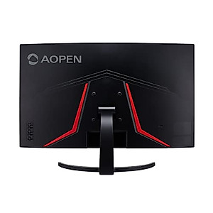 AOPEN by Acer 32HC5QR Sbiipx 31.5” Full HD (1920 x 1080) 1500R Curved Gaming Monitor | AMD FreeSync Premium Technology | 165Hz Refresh Rate | 1ms TVR | VESA Mountable | Display Port & HDMI