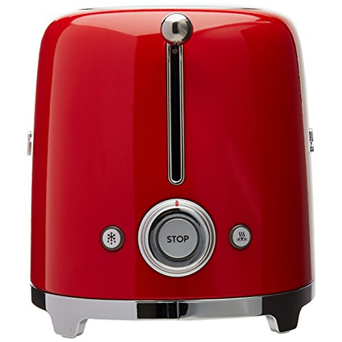 Smeg TSF02RDUS 50's Retro Style Aesthetic 4 Slice Toaster, Red