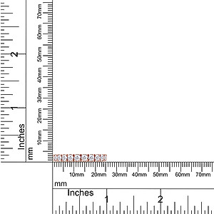 AFFY 3/4 Carat Round Cut Natural White Diamond Wedding Band Ring In 14K Rose Gold Over Sterling Silver (Clarity : I2-I3, Color : I-J, 0.75 Cttw) Ring Size-10