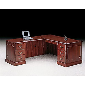 HON 94283RNN 94000 Series L Desk for Left Return, 66w x 30d x 29-1/2h, Mahogany