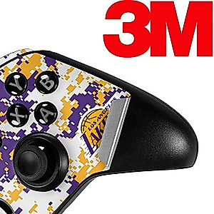 Skinit Decal Gaming Skin compatible with Xbox One Elite Controller - Officially Licensed NBA Los Angeles Lakers Digi Camo Design