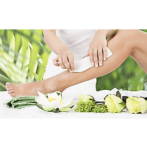 Perforated Roll Non Woven Wax Strips for Sensitive Hard Hair Removal Applicator - Face, Women, Men Body, Leg, Hand, Armpit, Mustache, Eyebrow, Perfect Brazilian Beauty Bikini Wax Paper Waxing Strips