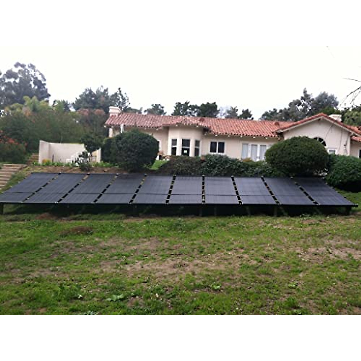 SolarPoolSupply Highest Performing Design - DIY Solar Pool Heater System Kit - 15-20 Year Life Expectancy (4-4x12 / 1.5" I.D. Header)