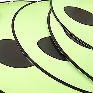 Swirls & Cutouts Green Alien Theme Hanging Swirl Decorations UFO Theme Ceiling Whirl Streamer Hanging Cutouts Alien Invasion for Kids Girls Boys Birthday Baby Shower First Birthday Party Supplies