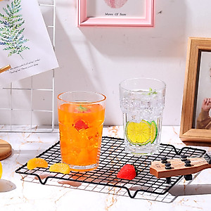 Zopeal Water Glasses Set of 12 Drinking Glasses Tumblers Glassware Highball Glasses Tall Glass Cups Clear Heavy Base Glasses for Christmas Party Water Soda Beer Cocktails and Mixed Drink (14.5 oz)