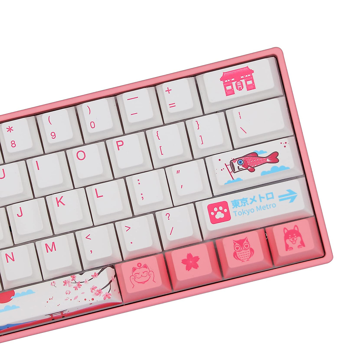 EPOMAKER AKKO 3061S World Tour R2 60% Wired Hotswap Mechanical Gaming Keyboard with RGB Backlight, Dye Sublimation PBT Keycaps, NKRO Programmable for Gamers/Mac/Win (Gateron Yellow Switch, 61 Keys)
