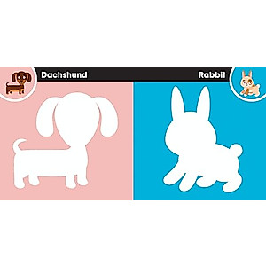 First Sticker Art: Cuddly Pets: Color By Stickers for Kids, Make 20 Animal Pictures! (Perfect Christmas Gift, Stocking Stuffer for Ages 3+)