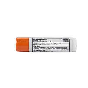 Quantum Health Super Lysine+ Coldstick, Tangerine Flavored - Soothes, Moisturizes, Protects Lips, Herbal Lip Balm, Spf 21, 5 Gm