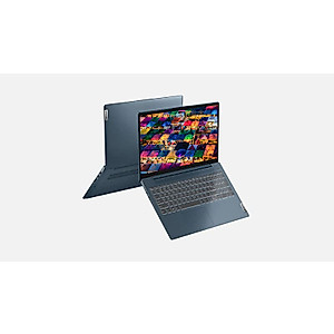 Lenovo Ideapad 5i 15.6" FHD (1920 x 1080) IPS Touch Fingerprint Reader Laptop, Intel Core i5-1135G7 Quad Core 11th Gen. up to 2.4 GHz, 8GB RAM,512GB SSD, Bluetooth, HDMI, Win 11 Home, Blue, EAT Cloth